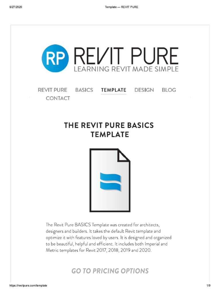Template - Revit Pure | PDF
