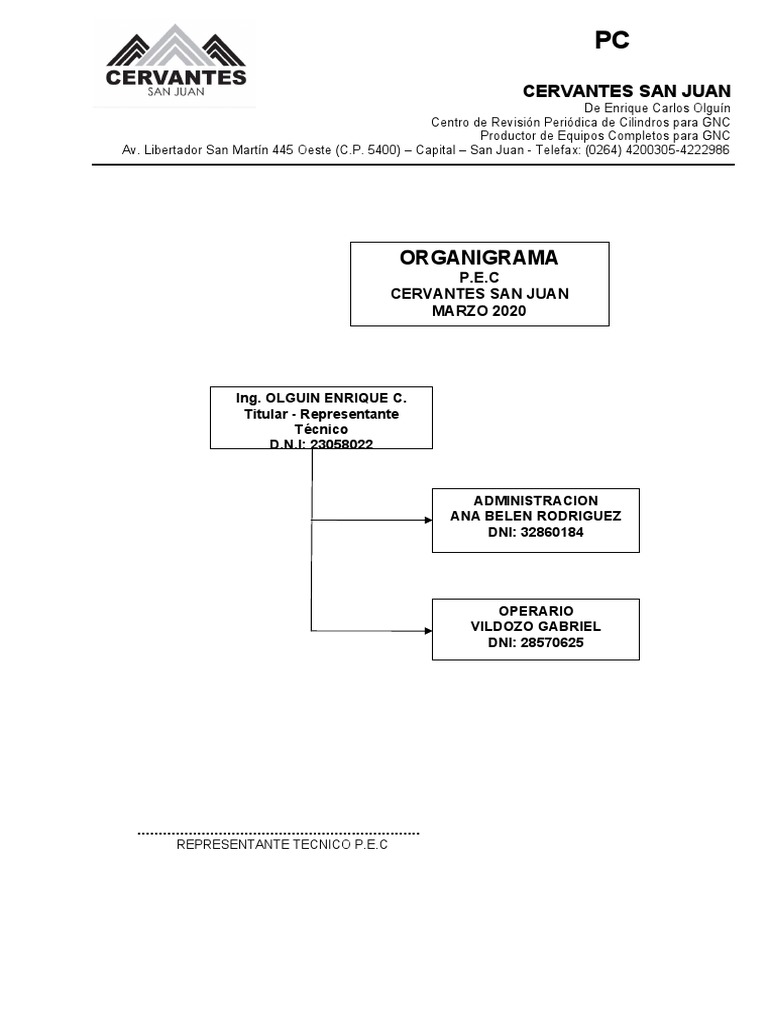 03 Pec Organigrama | PDF