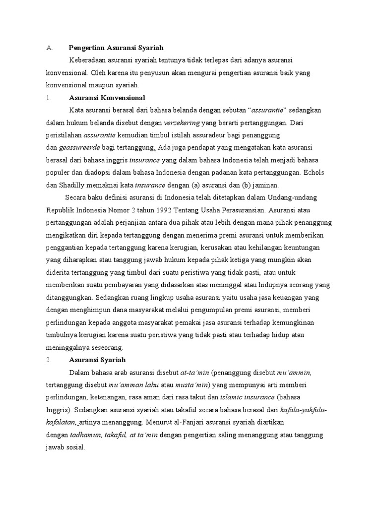 Kel 4 LKS (Asuransi Syariah) | PDF