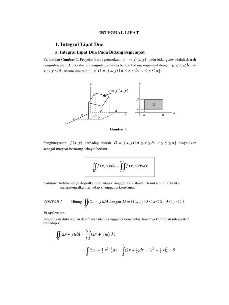 Materi Integral Lipat | PDF