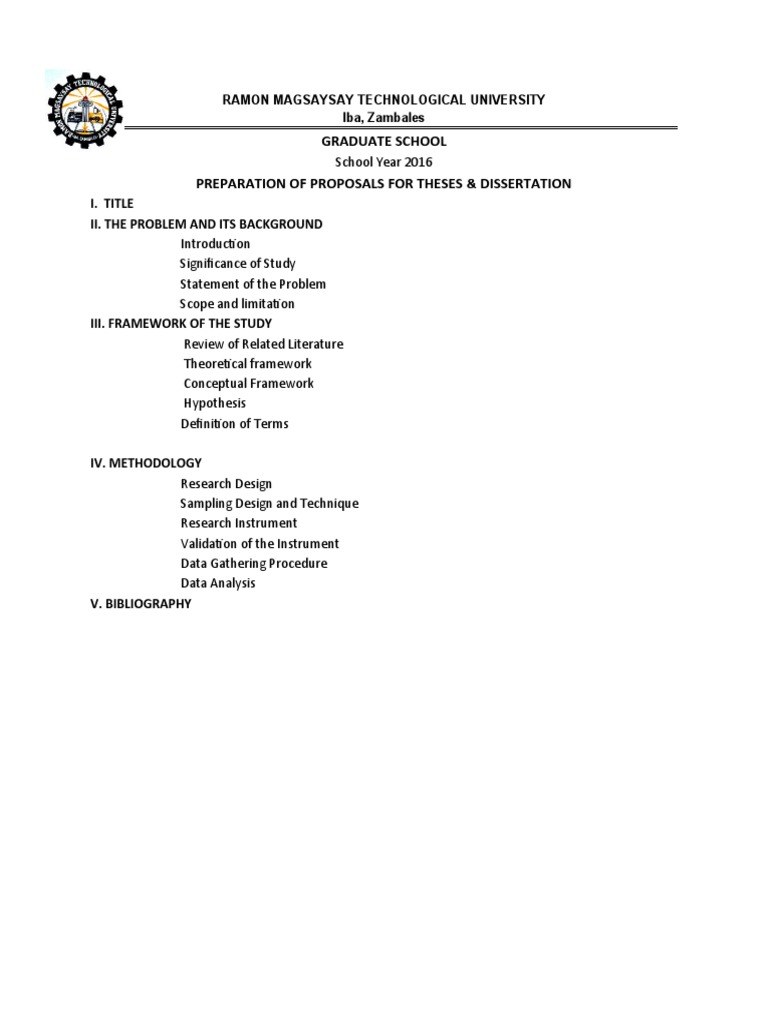 Format Rmtu Gs Thesis Research Proposal Format | PDF | Technology & Engineering