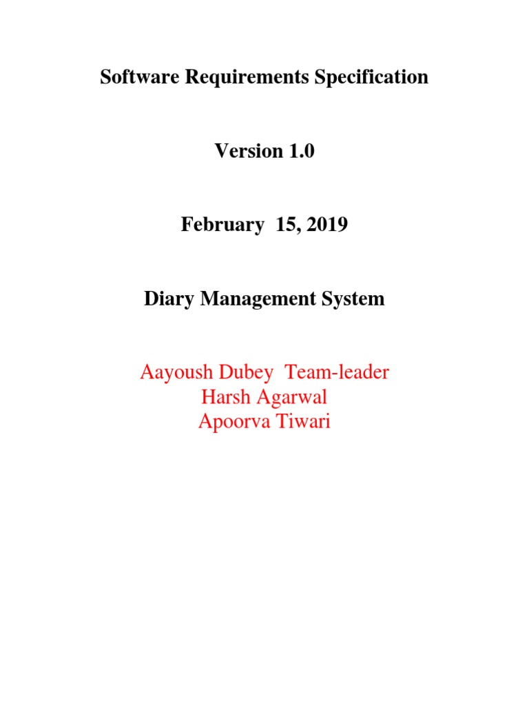 S.E Software Requirements Final | PDF | Use Case | Databases