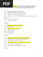 255 TOP FLUID MECHANICS Multiple Choice Questions and Answers PDF | PDF ...