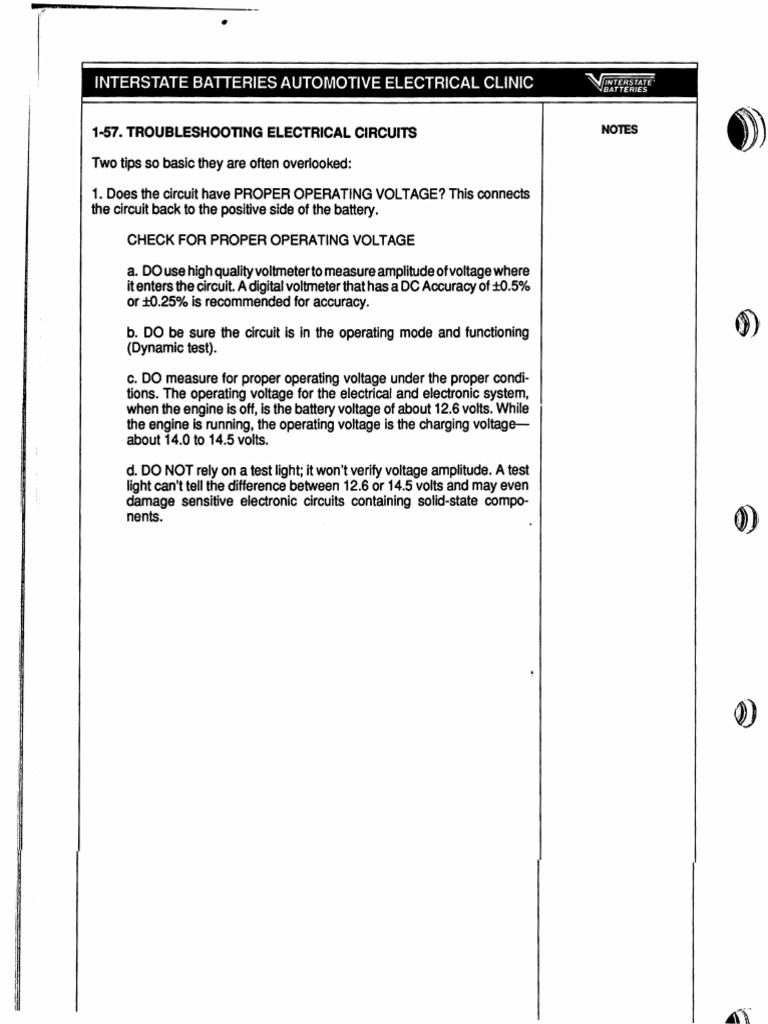 Electrical Circuit Troubleshooting Guide | PDF | Voltage | Electrical ...