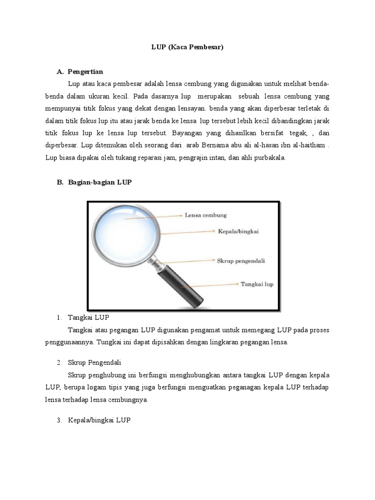 Alat Optik Lup | PDF