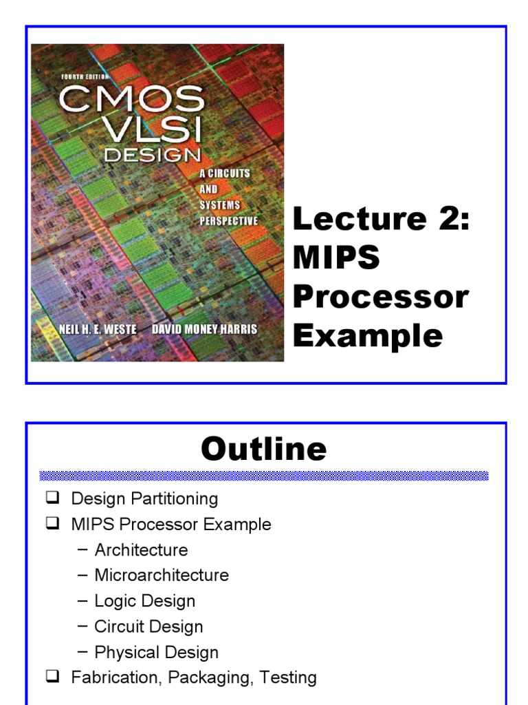 Mips Processor Example | PDF | Semiconductor Device Fabrication ...