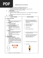 (LESSON PLAN) Parts of The Human Body and Their Functions | PDF ...