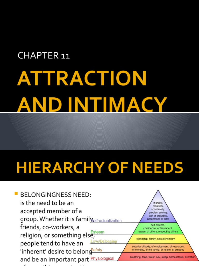 Psychology of Attraction and Intimacy | PDF | Love | Social Psychology