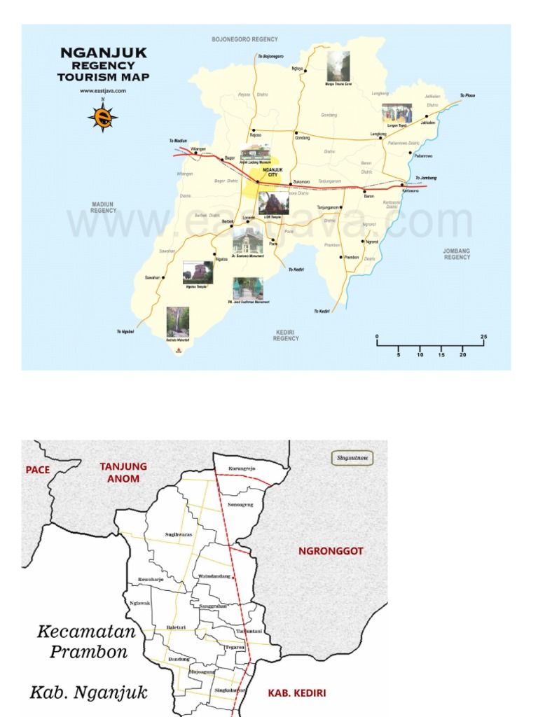 Peta Nganjuk | PDF