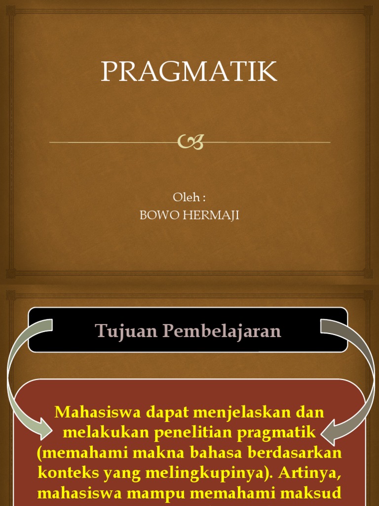 PRAGMATIK | PDF