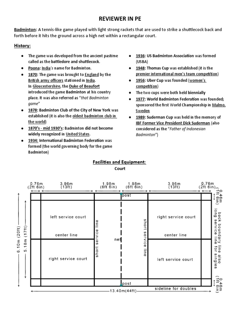 Reviewer in PE Midterm | PDF | Olympic Sports | Competitive Games