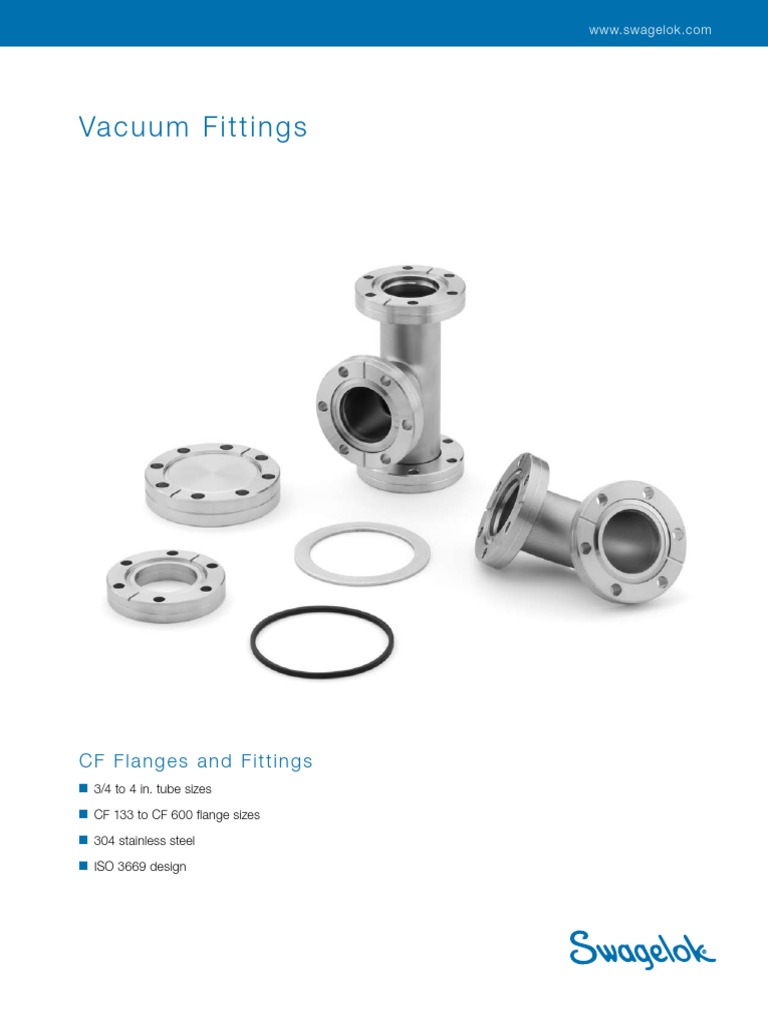 Vacuum Fittings, CF Flanges and Fittings MS-03-17 | PDF | Screw | Pipe ...