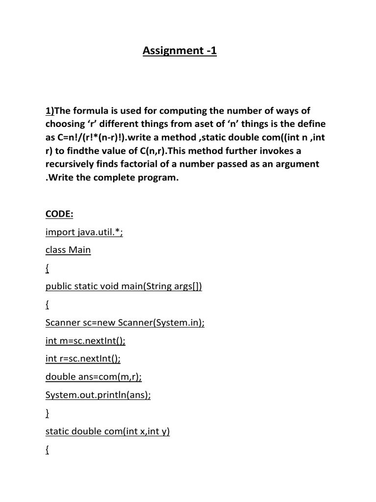 Assignment Pdf Parameter Computer Programming Computer Programming