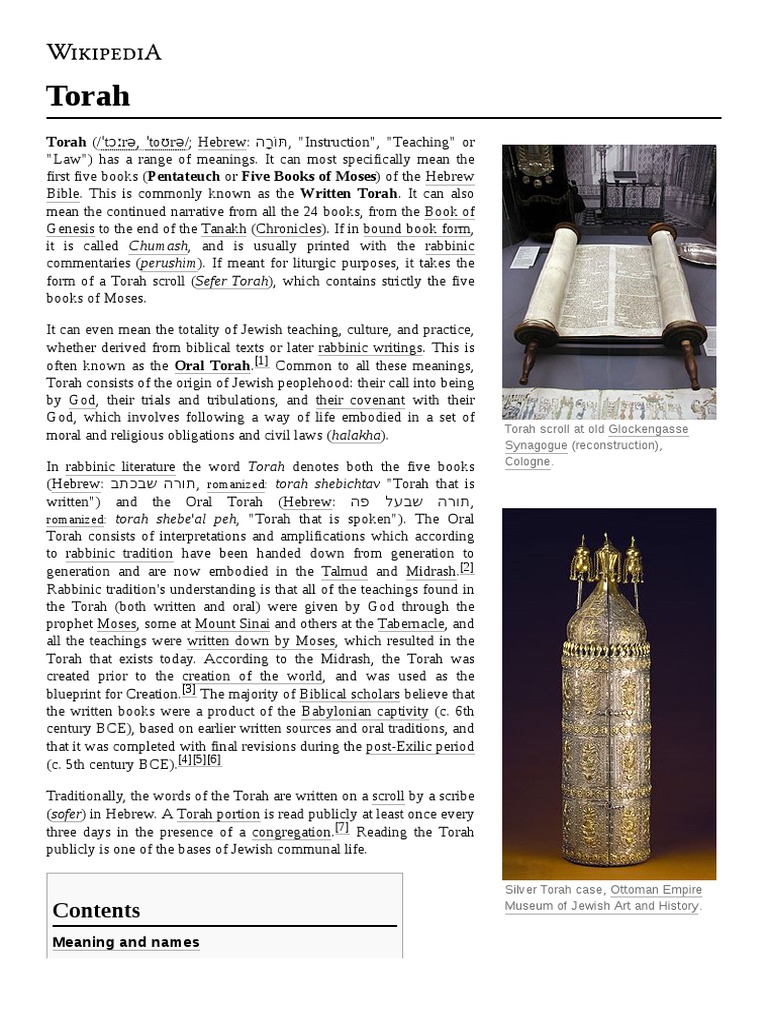 Torah | PDF | Torah | Book Of Numbers