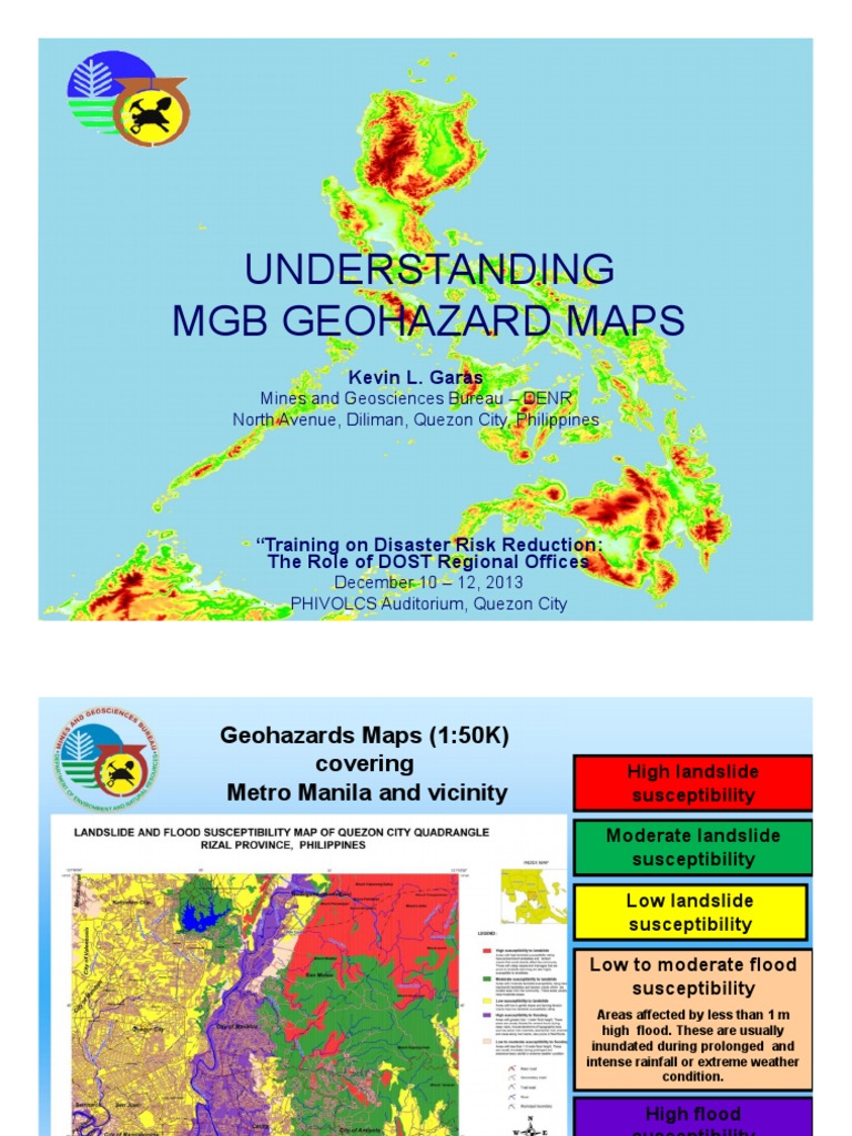 MGB Hazard Maps | PDF | Flood | Landslide