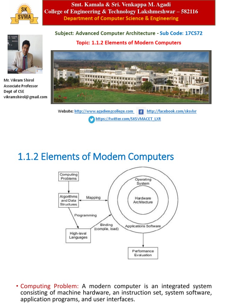1.1.2 Elements of Modern Computers | PDF | Compiler | Computer Program