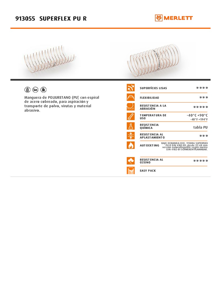 Merlett - SUPERFLEX PU R | PDF | Naturaleza
