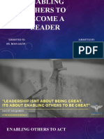 Developing The Leader Within You | PDF | Leadership | Applied Psychology