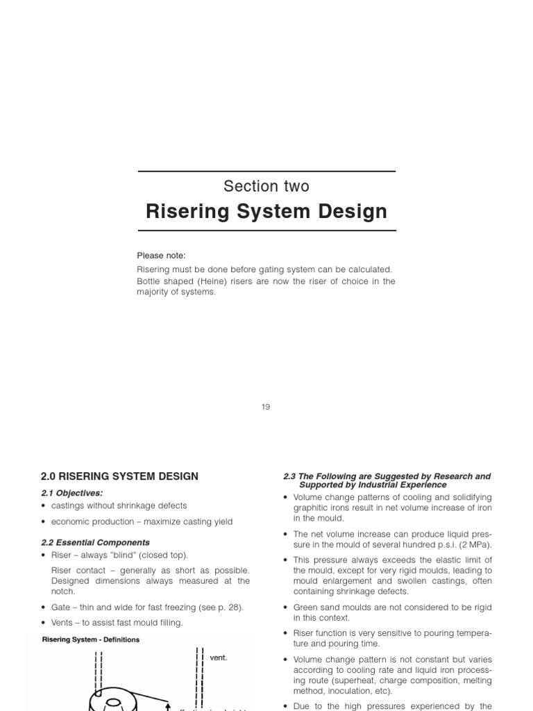 Gating-Risering Sec2 | PDF | Casting (Metalworking) | Building Engineering