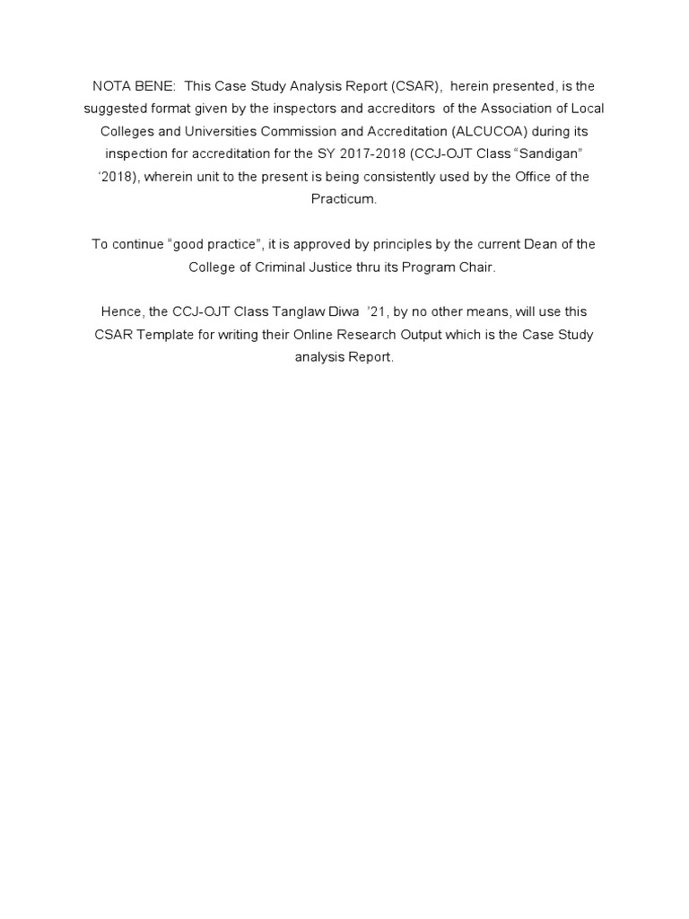 Csar Template | Download Free PDF | Strategic Management | Enterprise ...