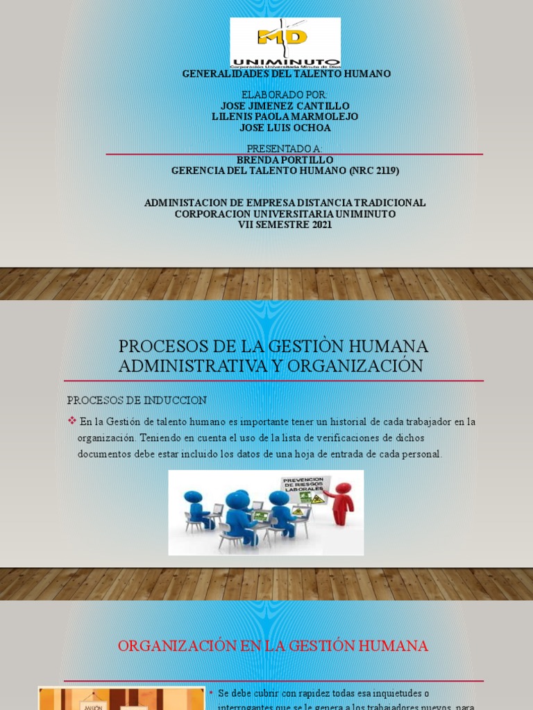 Generalidades Del Talento Humano | PDF | Gestión de recursos humanos | Business