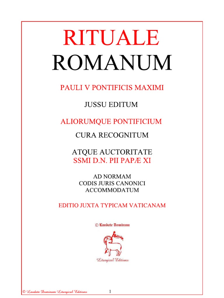 Rituale Romanum | PDF