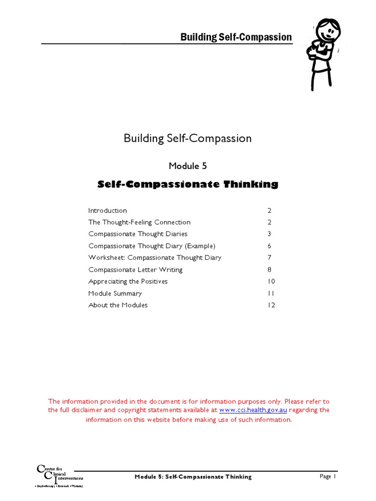 Building Self-Compassion - 05 - Self-Compassionate Thinking | PDF ...