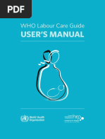 WHO Labor Care Guide Slides LCG | PDF | Childbirth | World Health ...