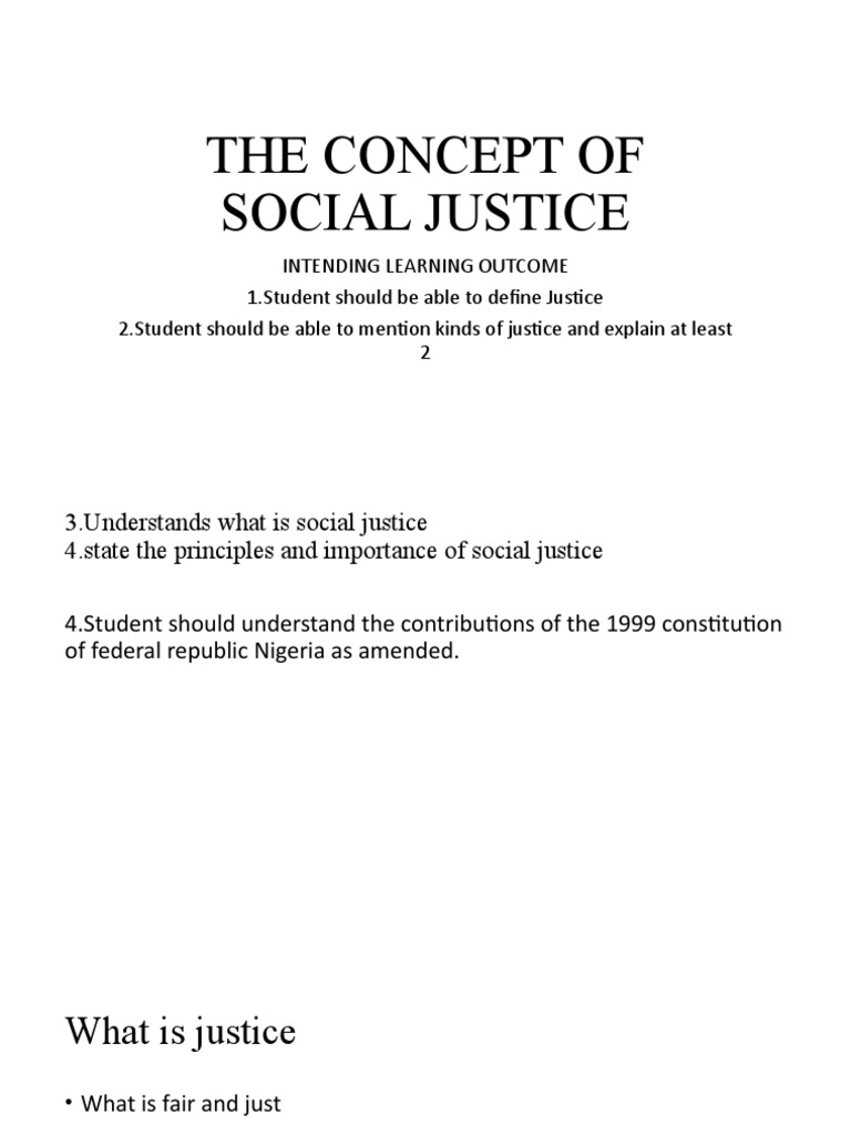 Understanding Social Justice Concepts | PDF | Politics | Social Science