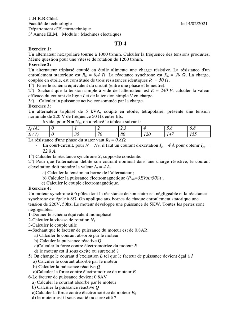 TD4 2021 | PDF | Rapport temporel | Obliger