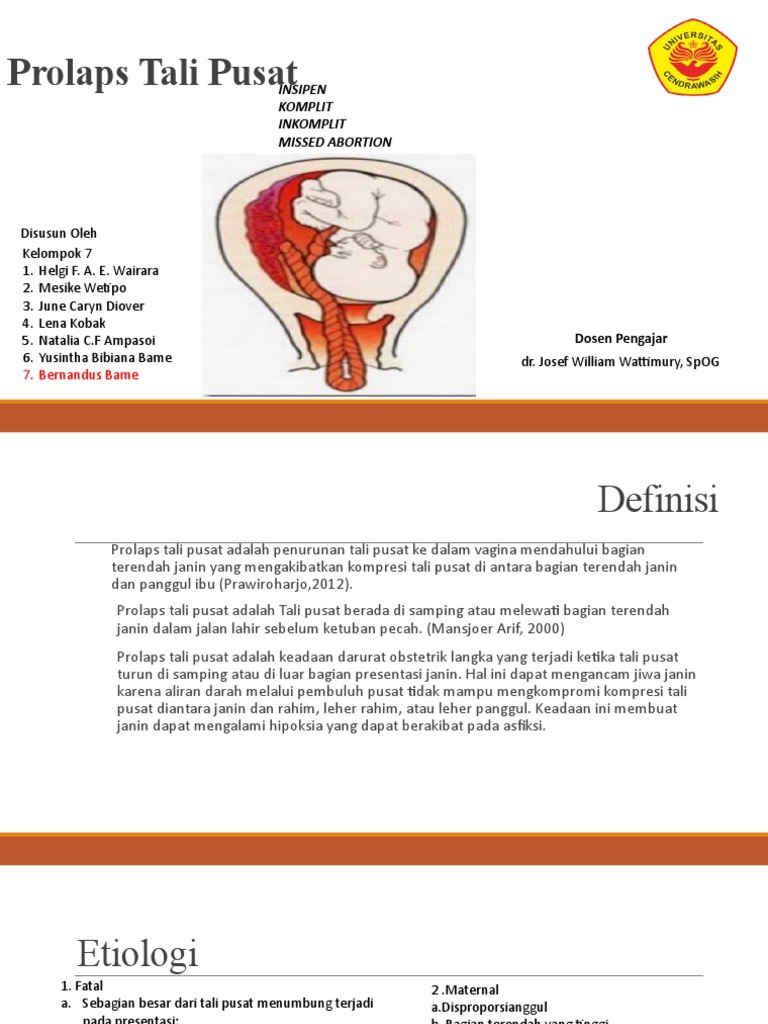 Prolaps Tali Pusat | PDF