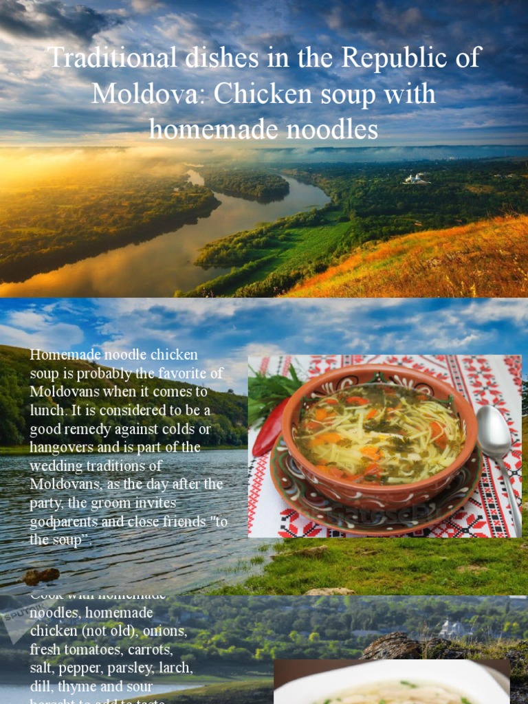 Moldovan Chicken Soup Recipe | PDF | Cooking, Food & Wine