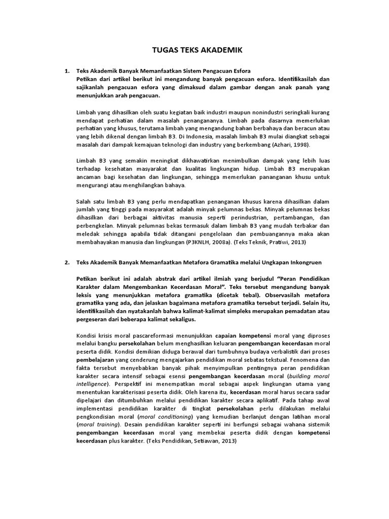 Analisis Pengacuan dan Metafora dalam Teks Akademik | PDF