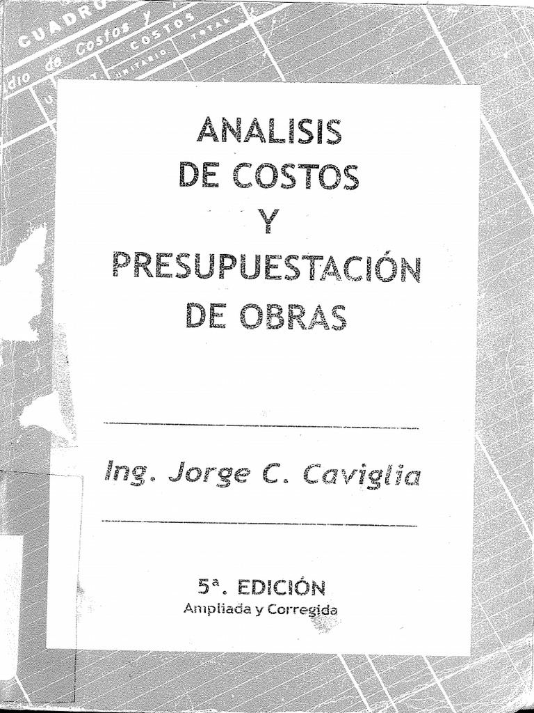 Analisis de Costos y Presupuestacion de Obras | PDF