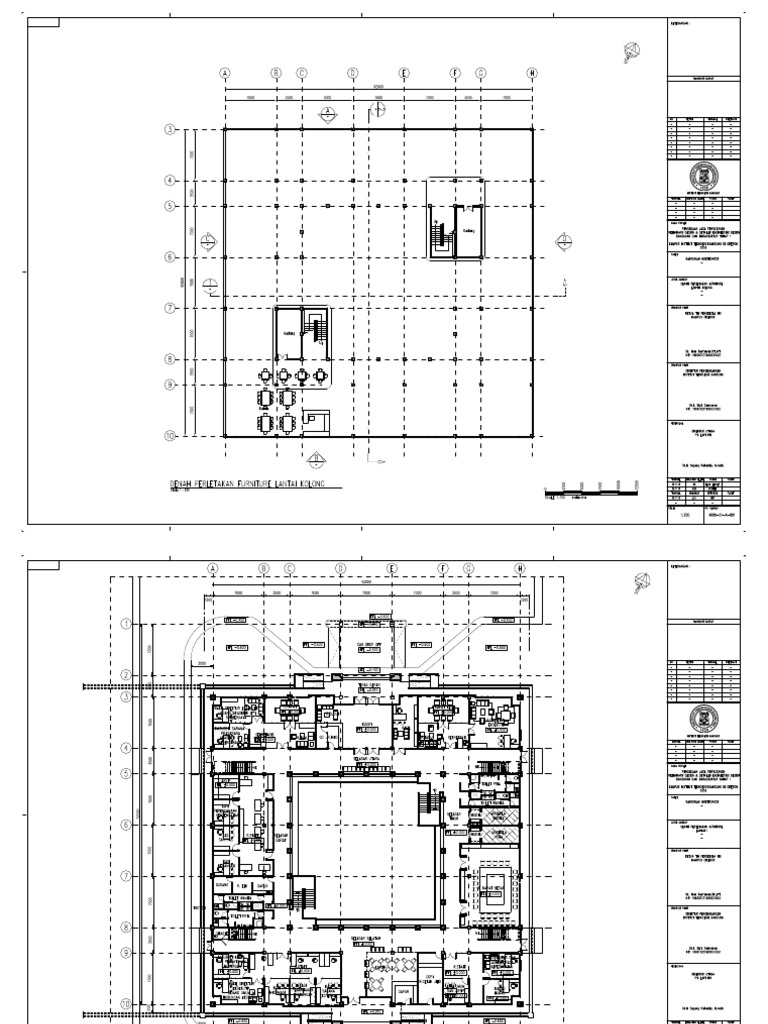 Denah Layout Furnitur Gedung Multifungsi-4 | PDF
