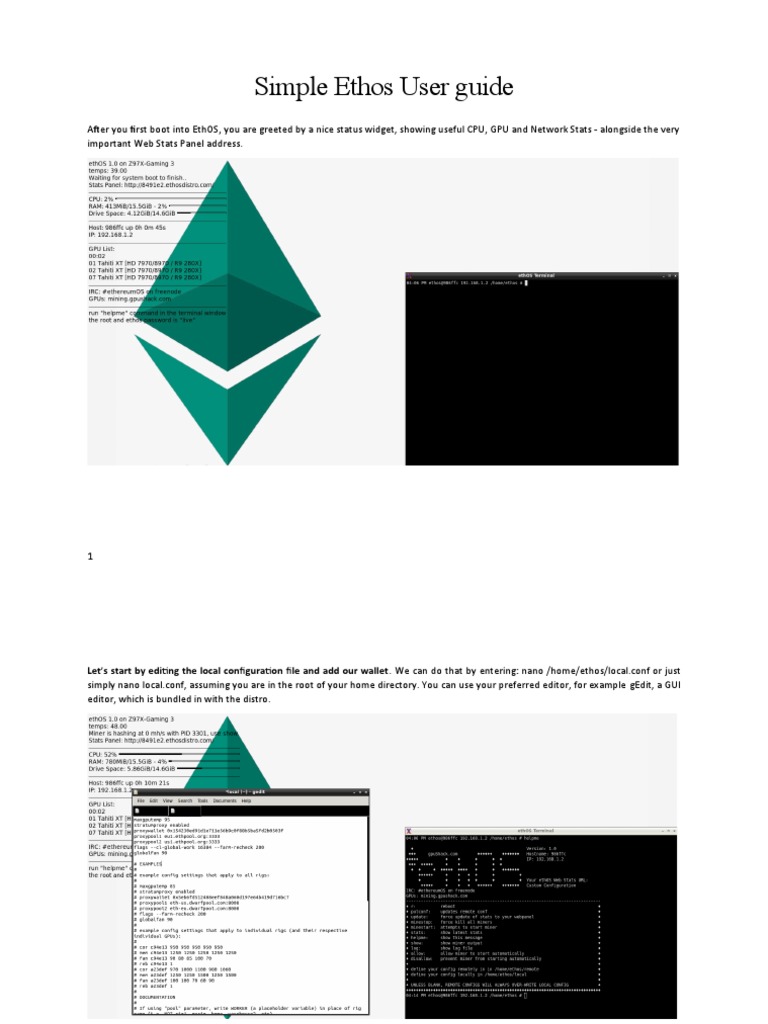 Simple Ethos User Guide | Download Free PDF | Graphics Processing Unit ...