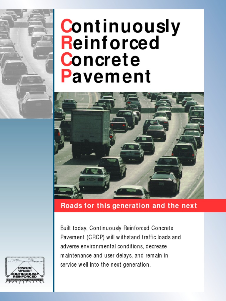 CRCP - Marketing - CRCP Brochure | PDF | Road | Road Surface