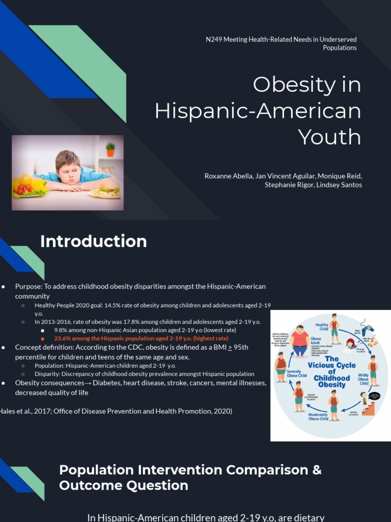 Obesity in Hispanic-American Youth | PDF | Childhood Obesity | Obesity