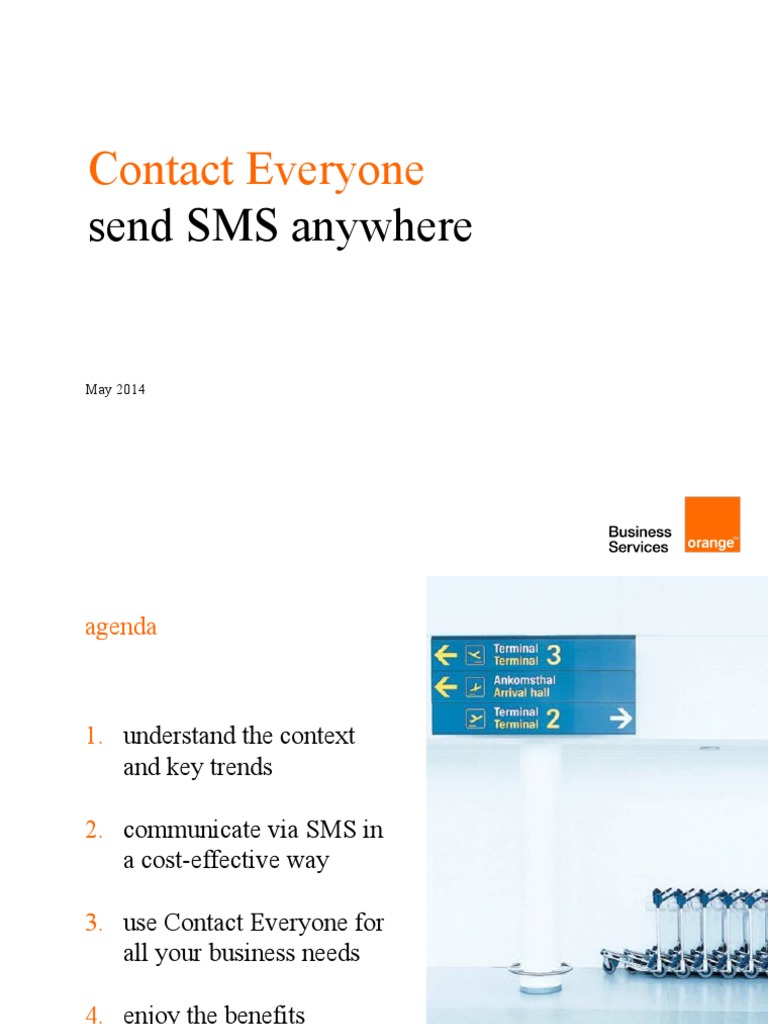 Contact Everyone: Send SMS Anywhere | PDF | Service Industries | Mobile ...