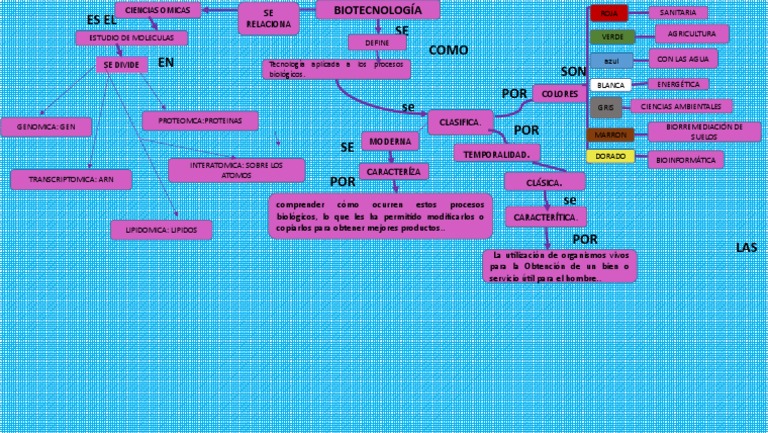 Mapa Conceptual Corregido | PDF | Biotecnología | Biología Molecular