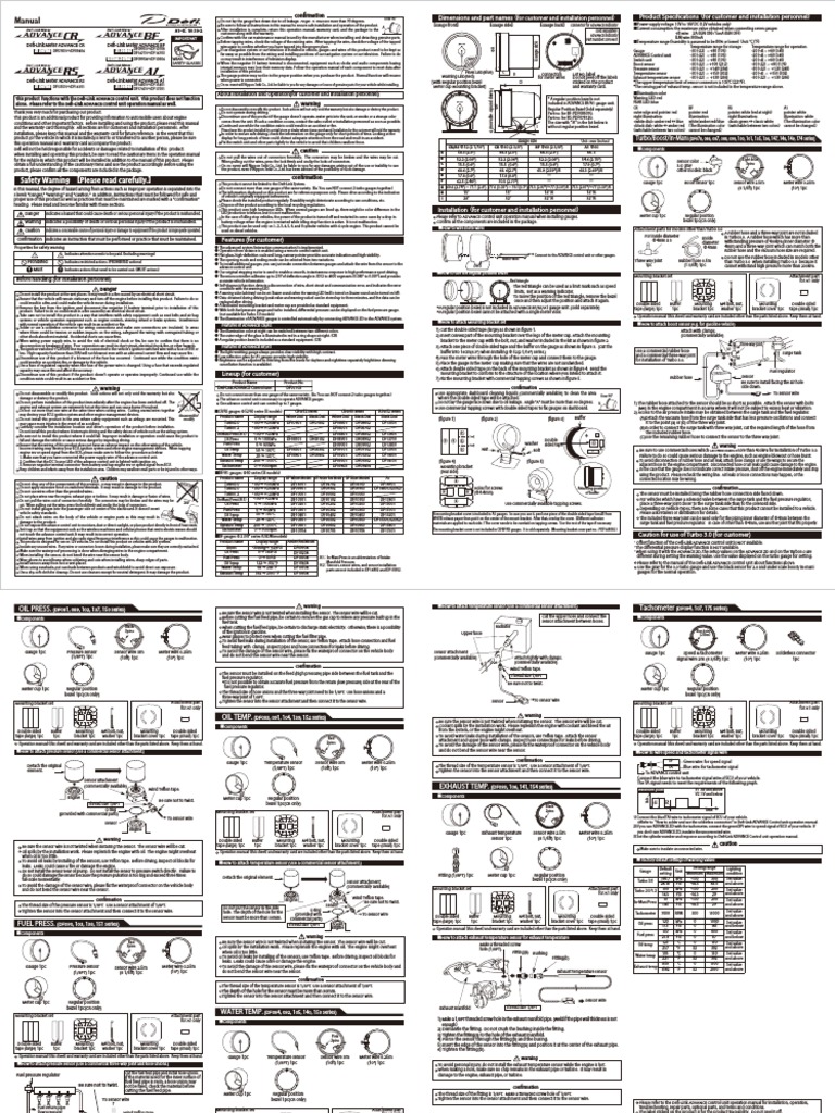 Manual: Safety Warning 【Please read carefully.】 | PDF | Electrical ...