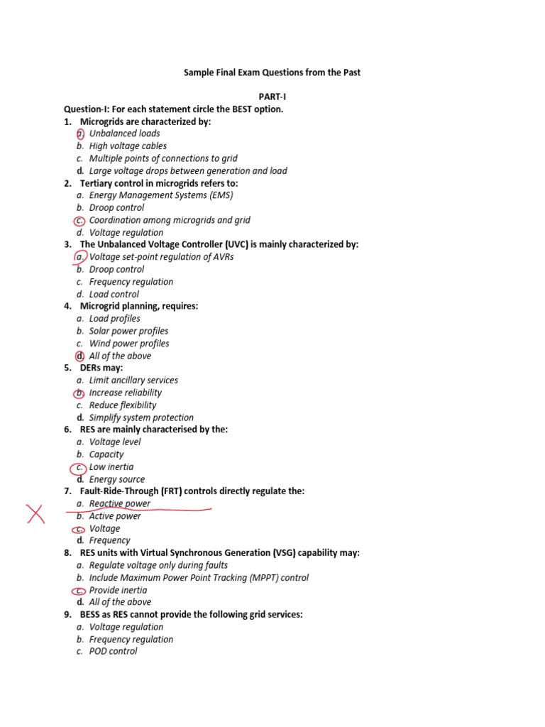 NERC Exam Sample Questions Overview | PDF | High Voltage Direct Current ...