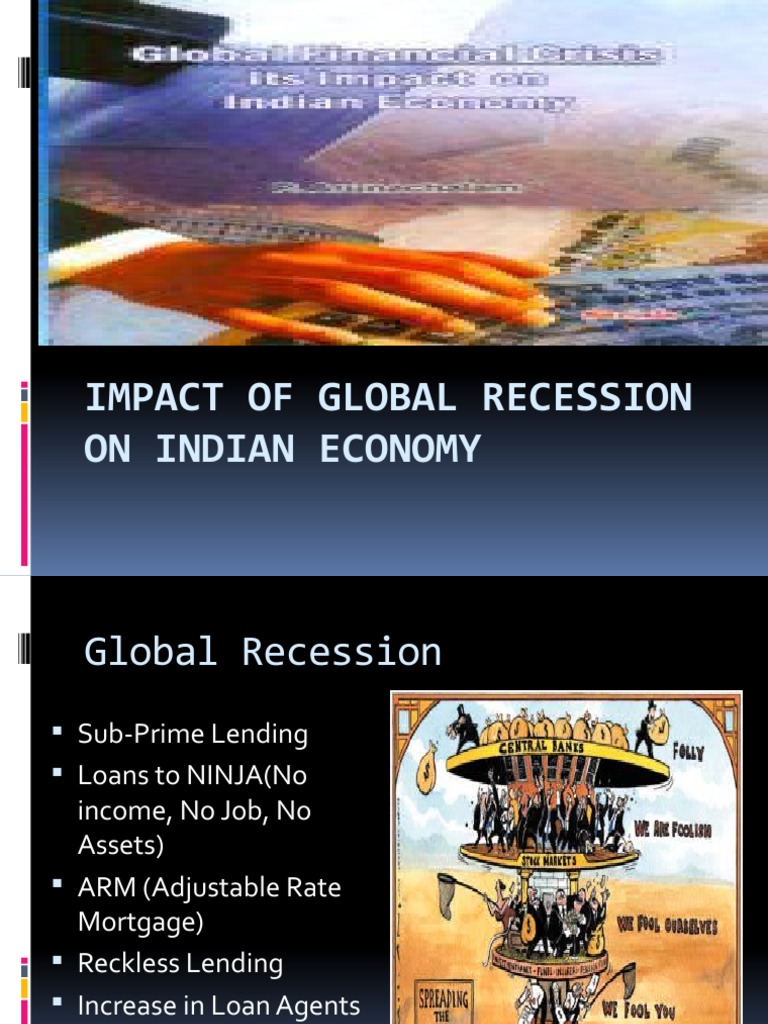 Impact of Global Recession On Indian Economy | PDF | Financial Crisis ...
