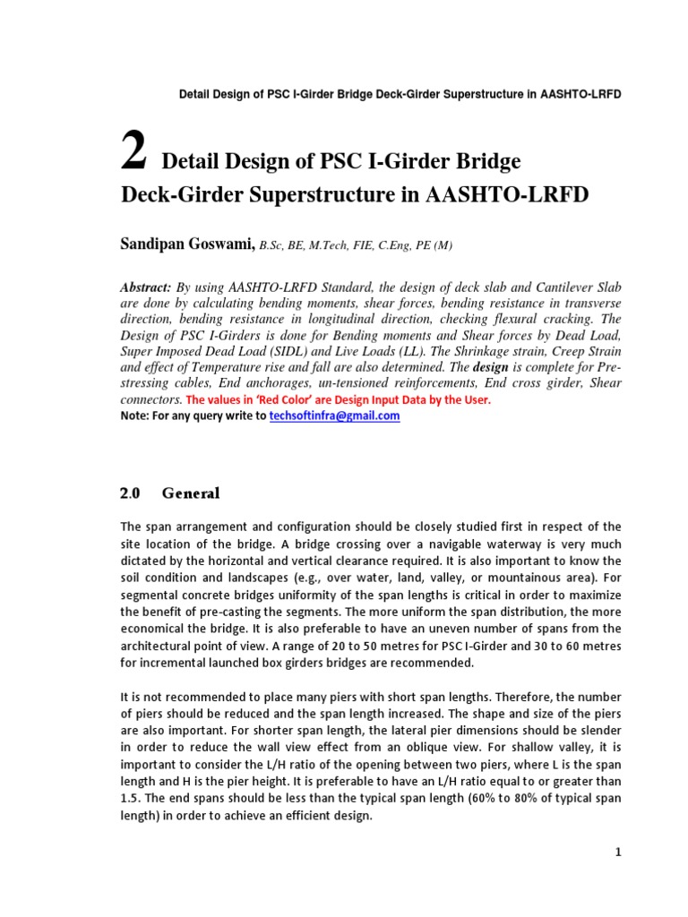 Article 2 Detail Design of PSC I-Girder Bridge Deck-Girder ...