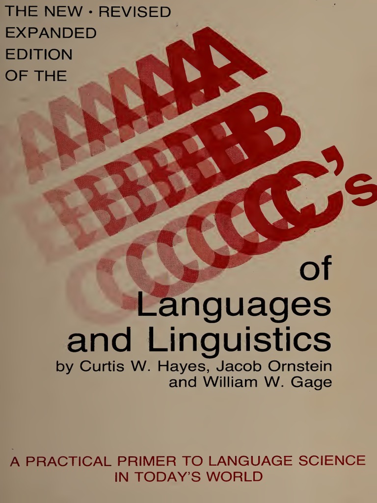 ABC's of Languages and Linguistics A Practical Primer To Language | PDF ...