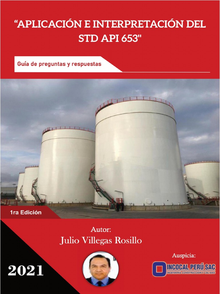 Aplicacion e Interpretacion Del STD Api 653 | PDF | Tanques | Química