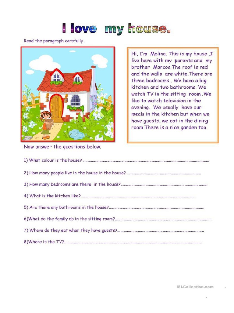 I Love My House | PDF