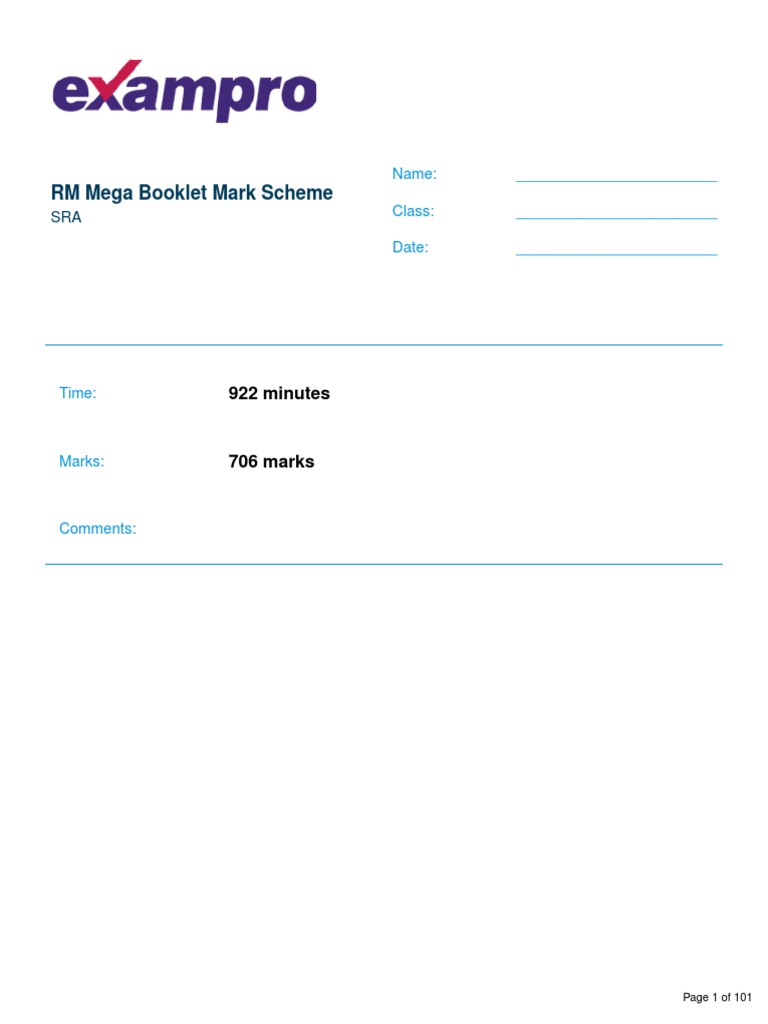 Research Methods - Mega Booklet - Mark Scheme | PDF | Validity ...