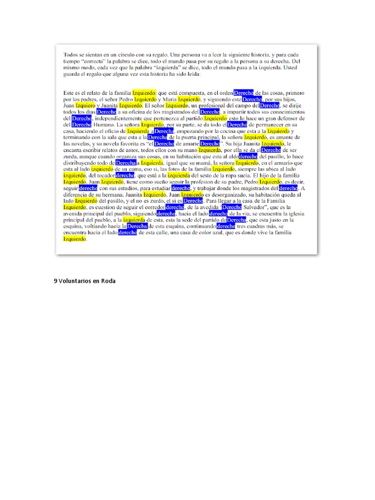 Familia Izquierdo - Dinamica | PDF