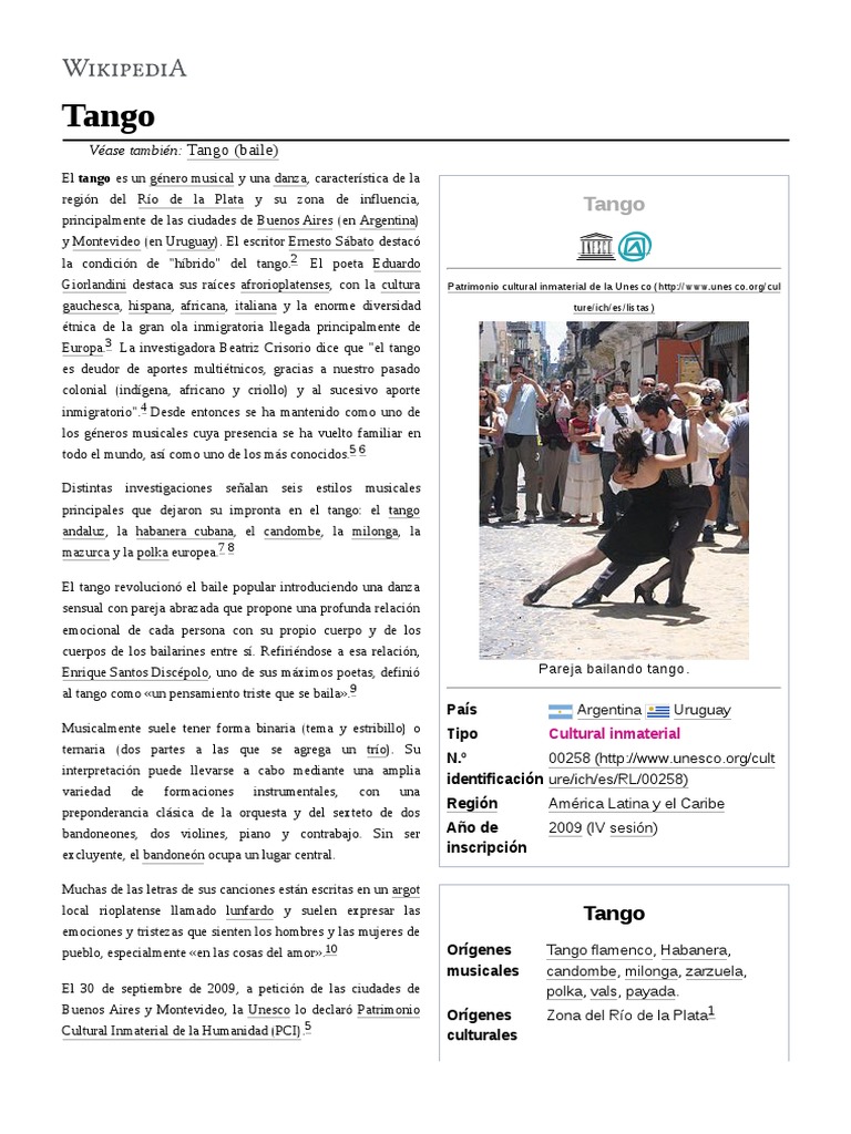 Tango | PDF | Musica Tango | Esclavitud